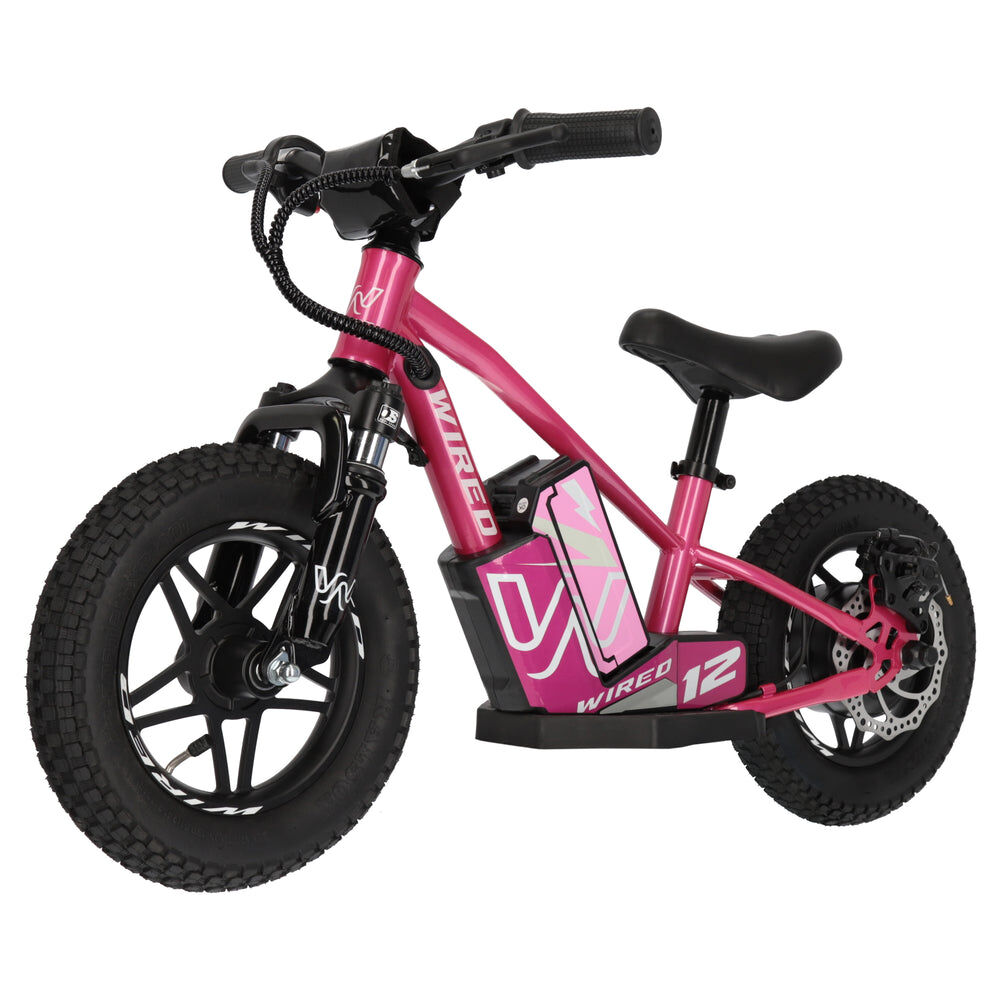 Wired Electric Balance Bike 12 Inch - Pink